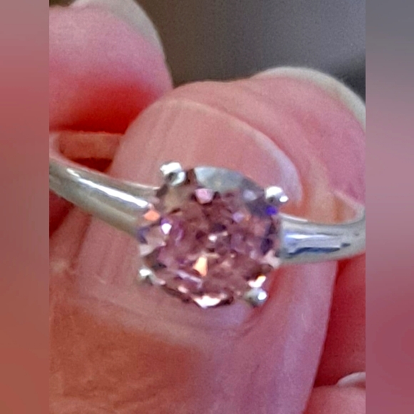 Jewelry | Solitaire Pink Diamond Ring | Poshmark